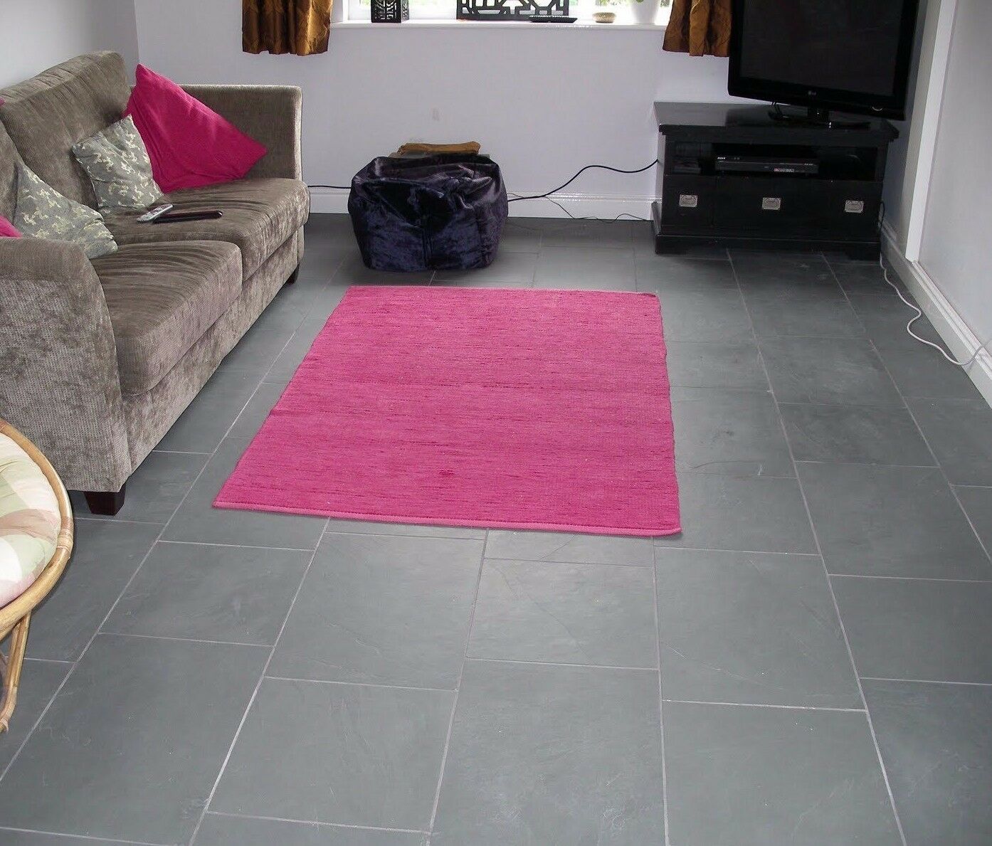 Grey Slate Floor Tiles - 600 x 400 | Bluesky Stone