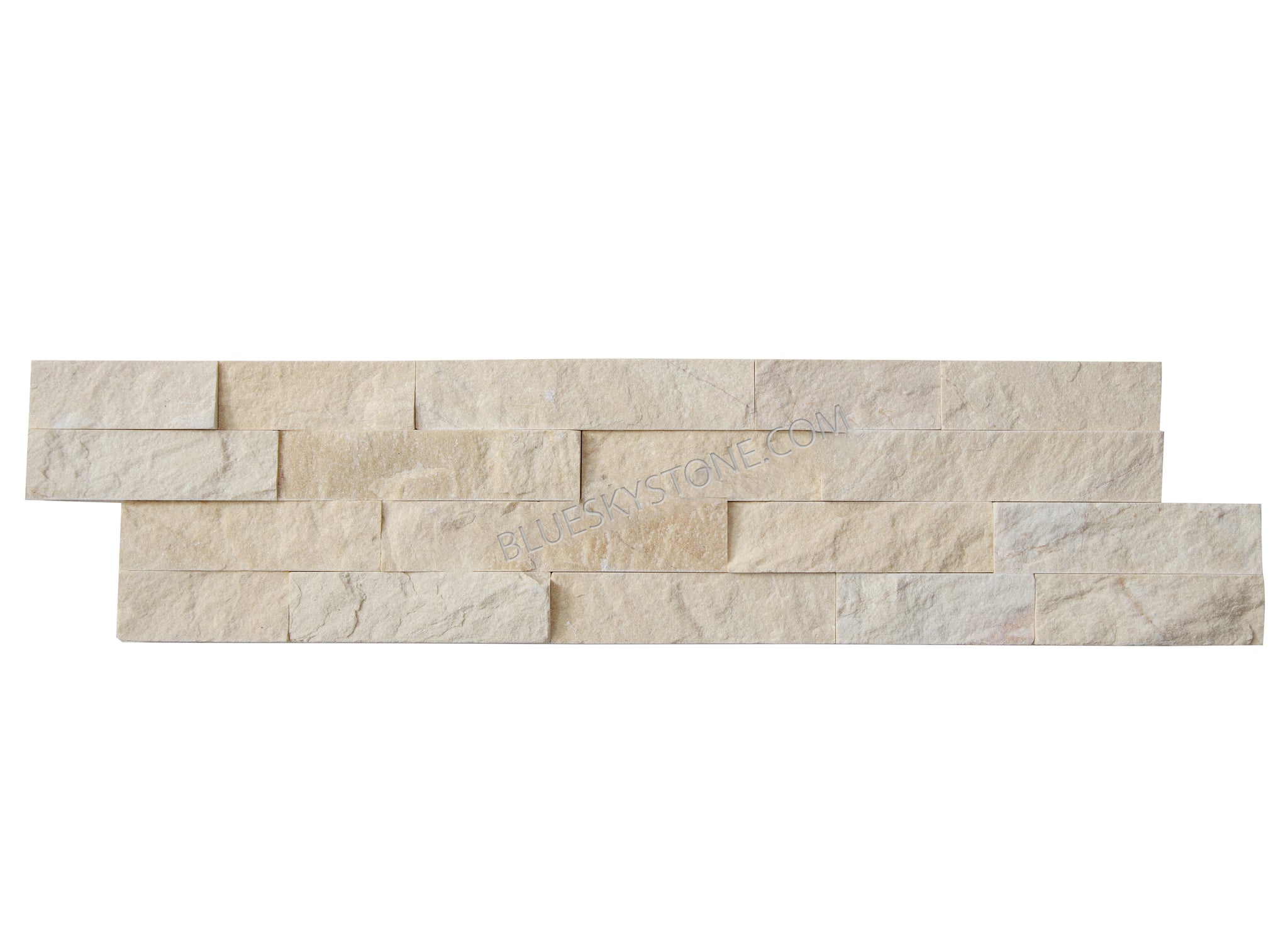 Split Face Tiles 3D Stacked Stone OYSTER MIX | Bluesky Stone