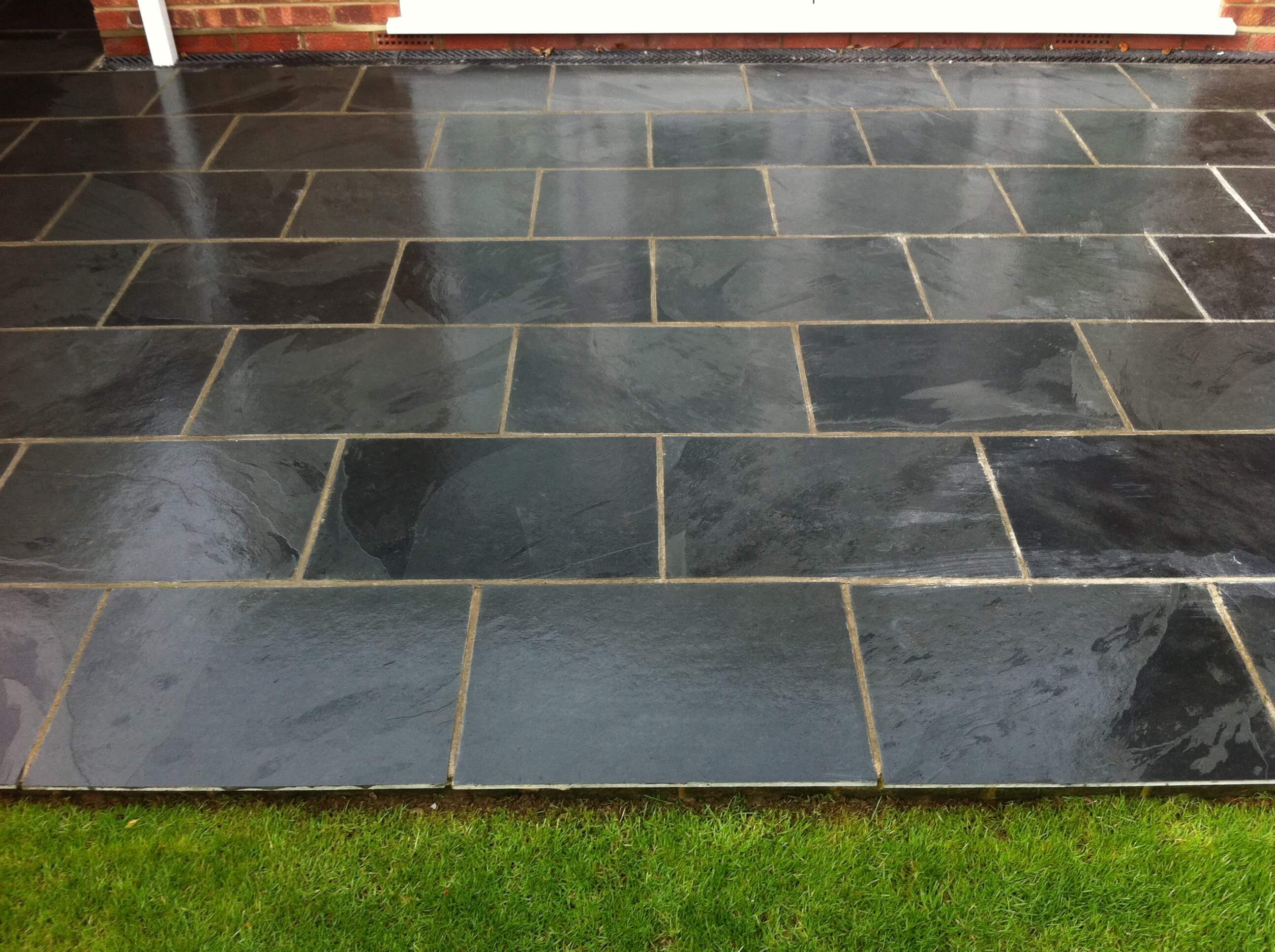 Brazilian Black Slate Paving Tiles 600 x 400 |Bluesky Stone
