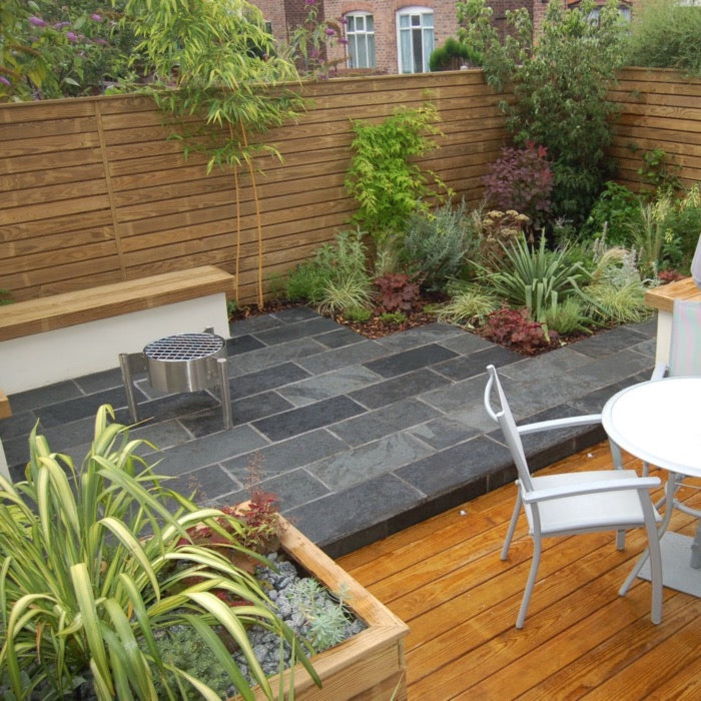 Black Slate Paving Patio Slabs - 900x600 | Collection - Milton Keynes