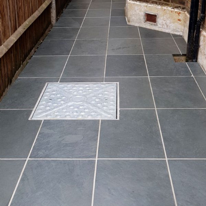 Grey Slate Paving Slabs by Bluesky Stone