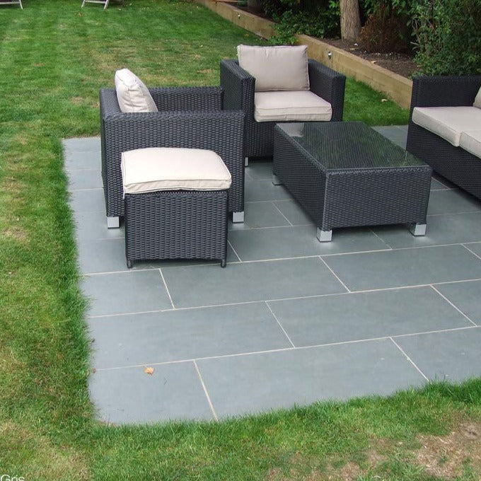 Brazilian Grey Slate Paving Tiles | 800 x 400 | Bluesky Stone