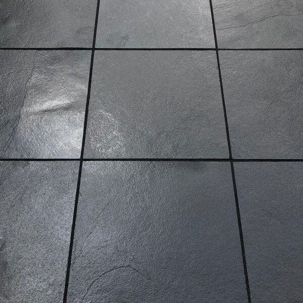 Black Limestone Paving Slabs- 600x600 | Bluesky Stone